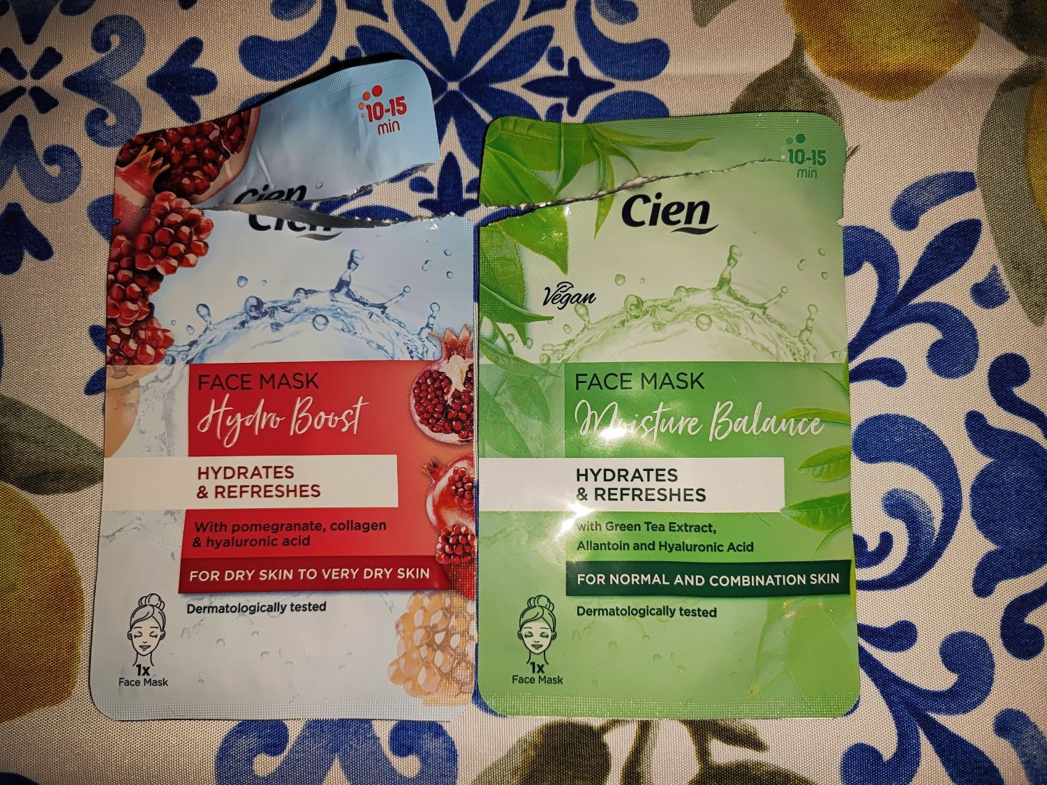 Cien Sheet Masks review – Beauty with Oana